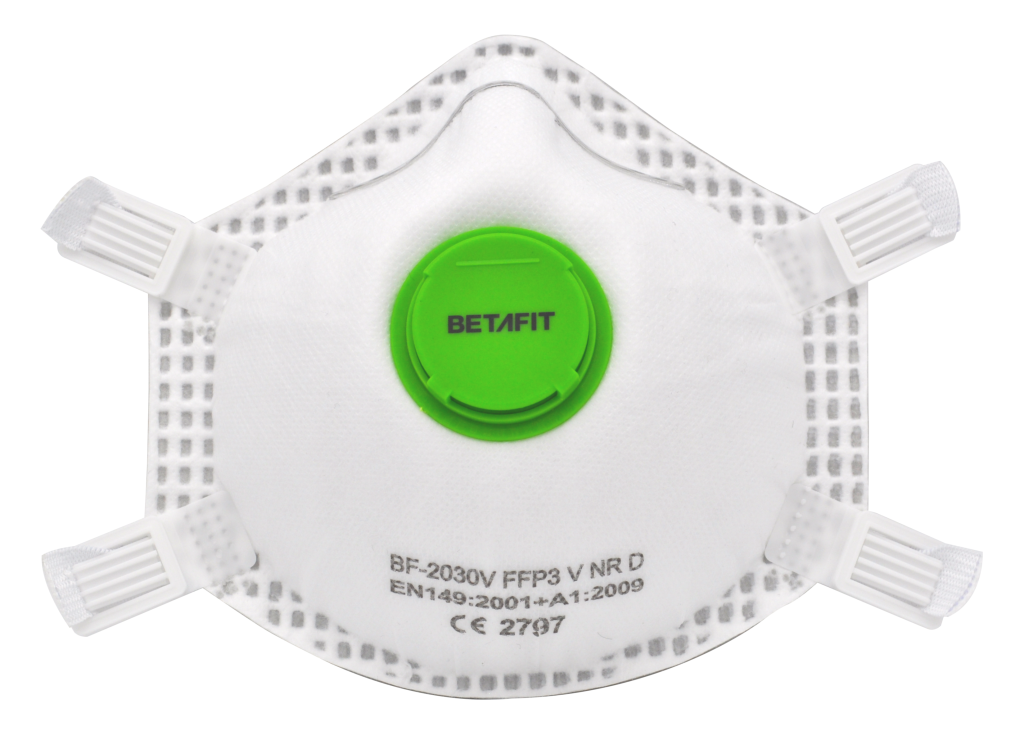 FFP3V Premium Moulded Respirator With Valve | BETAFIT PPE Ltd